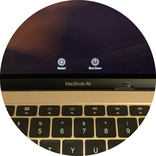Bottom Glass Strip Under Screen / Bottom Glass Bezel With Logo - MacBo ...